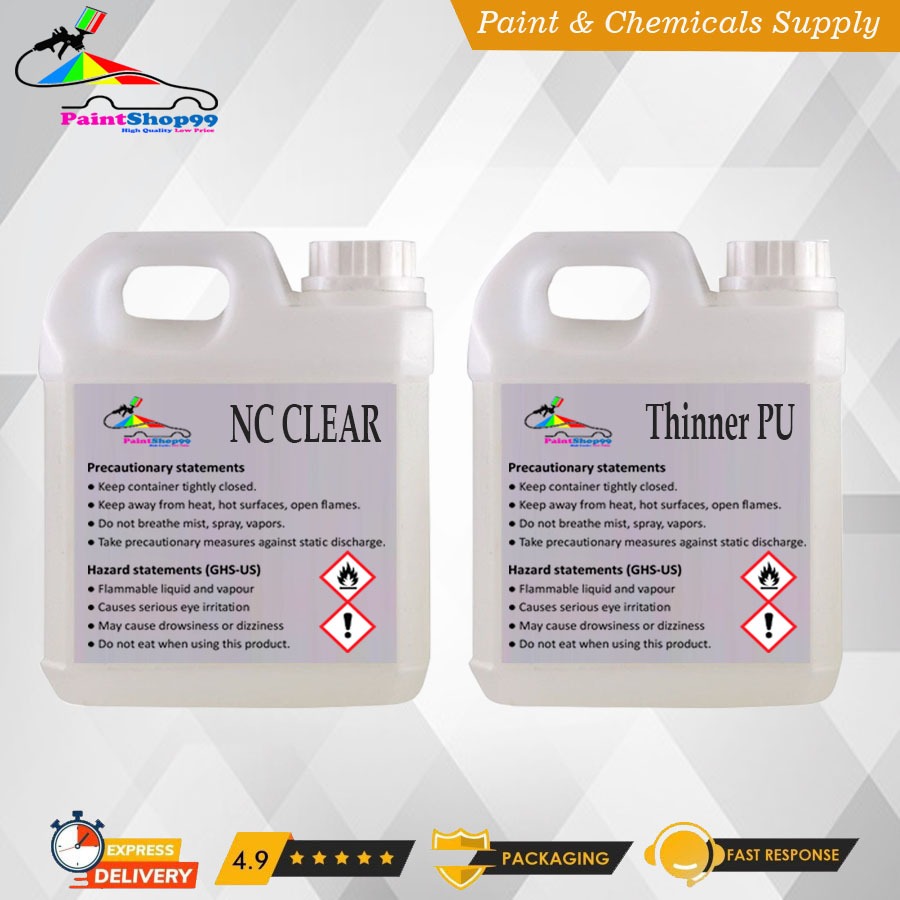 Jual Paket NC CLEAR dan THINNER PU Pernis Mobil Motor | Shopee Indonesia