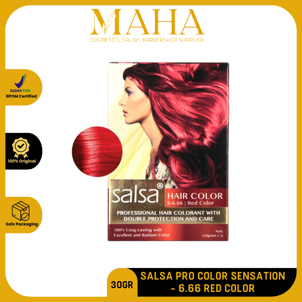 Jual SALSA PRO COLOR SENSATION | HAIR COLOR 30GR | Shopee Indonesia
