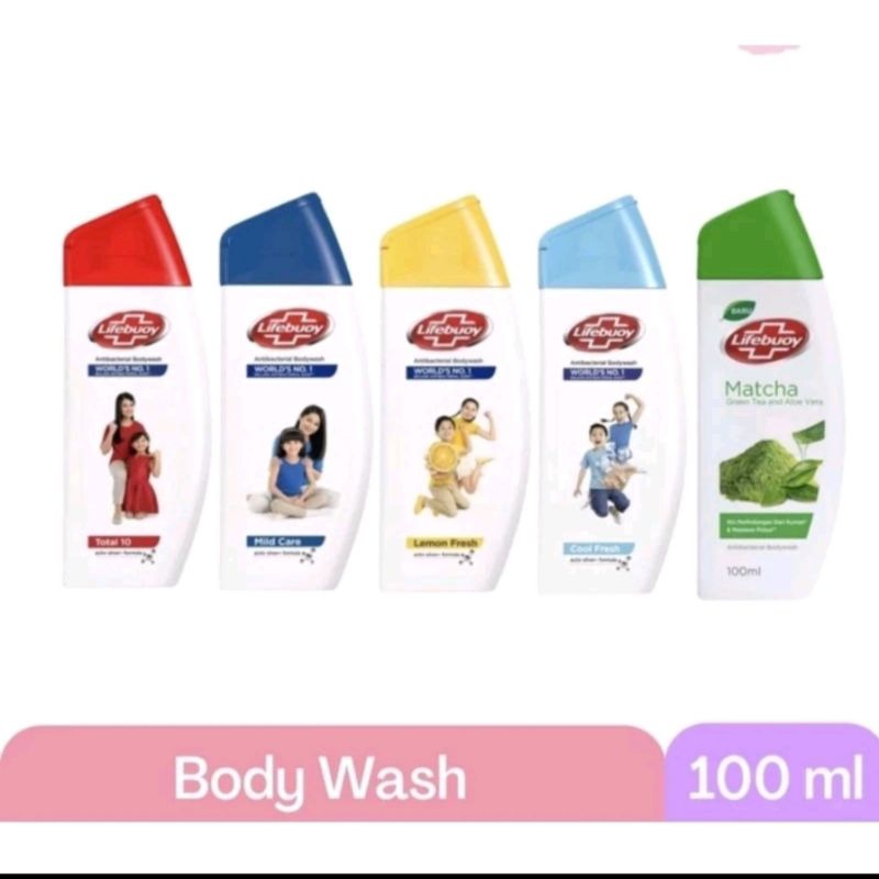 Jual Lifebuoy Body Wash Botol 100 ml All Varian | Shopee Indonesia