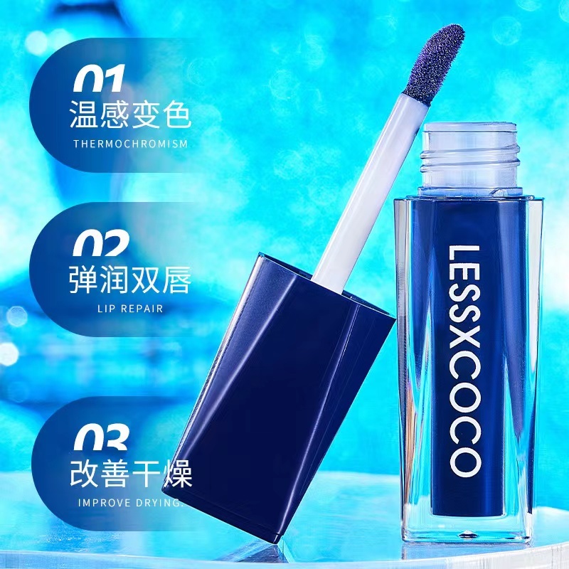 Jual Lessxcoco Waterproof Liptint Lipgloss Pelembab Bibir | Shopee ...