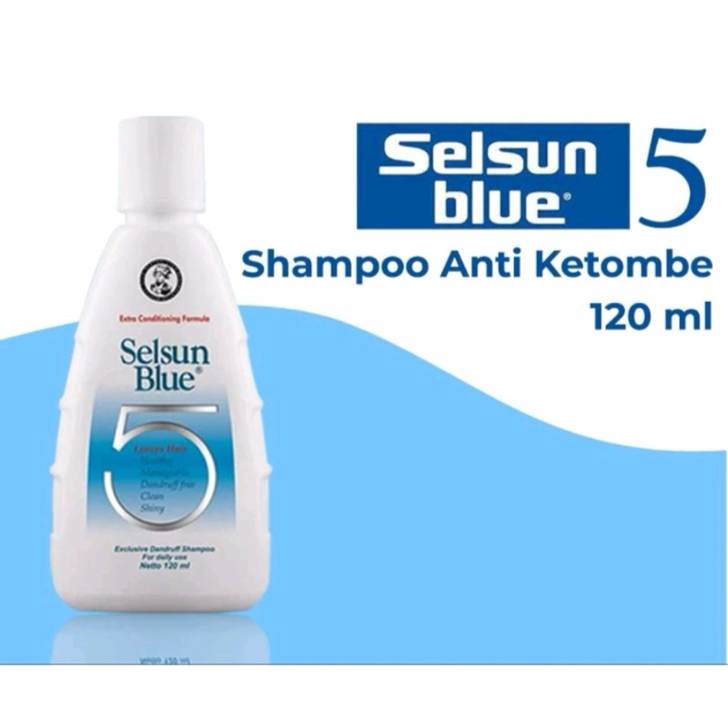 Jual SELSUN BLUE FIVE (5) LEAVES HAIR SHAMPOO (exclusive Dandruff ...