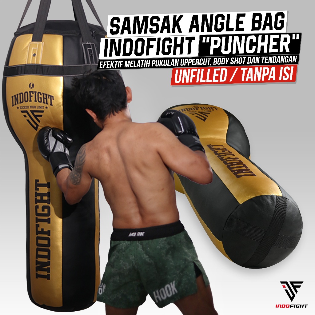 Jual Samsak Tinju Uppercut Angle Bag Indofight Heavy Bag Boxing Punching Bag Muay Thai | Shopee ...