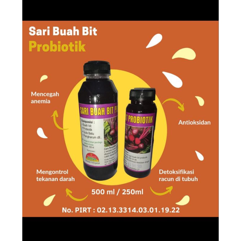 Jual 100% Sari buah Bit Probiotik | Shopee Indonesia