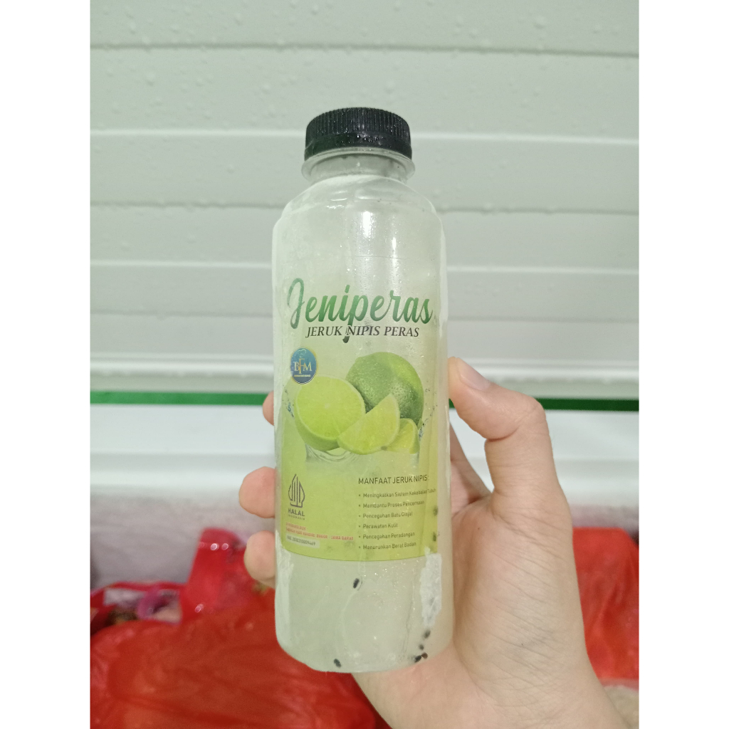 Jual Minuman jeruk nipis peras selasih 250ml frozen / jeniper minuman ...