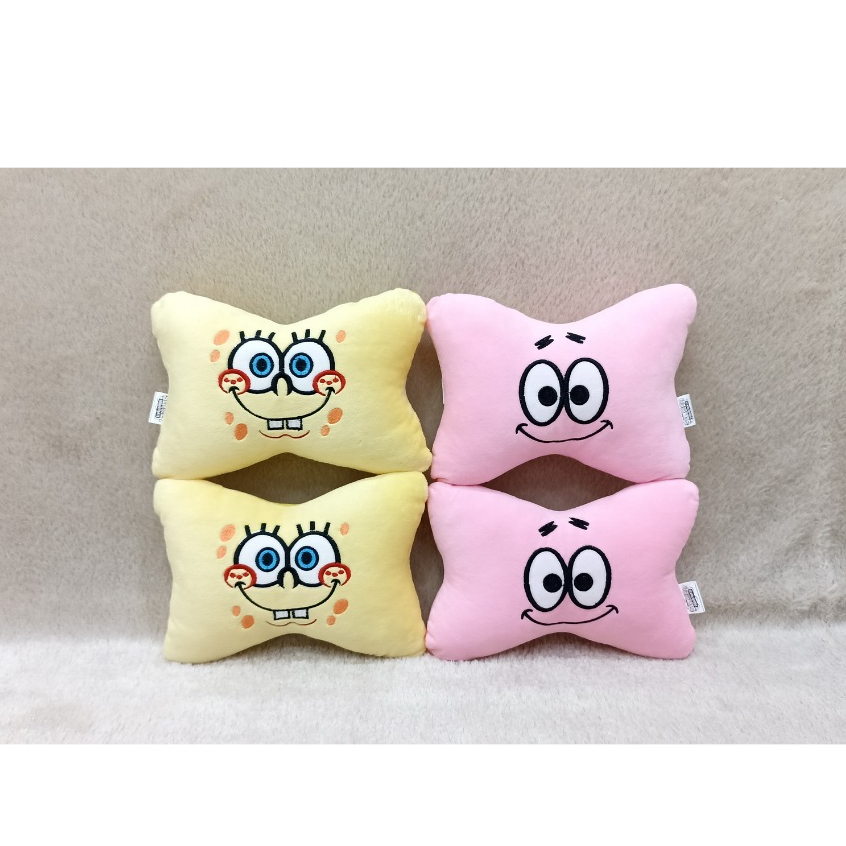 Jual Bantal Mobil SpongeBob & Patrik Bantal Sandaran Mobil SpongeBob ...