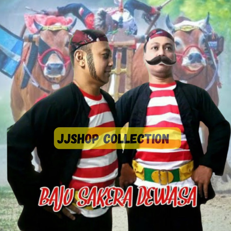 Jual BAJU SAKERA DEWASA, BAJU SETELAN ADAT MADURA SAKERA DEWASA, BAJU ...