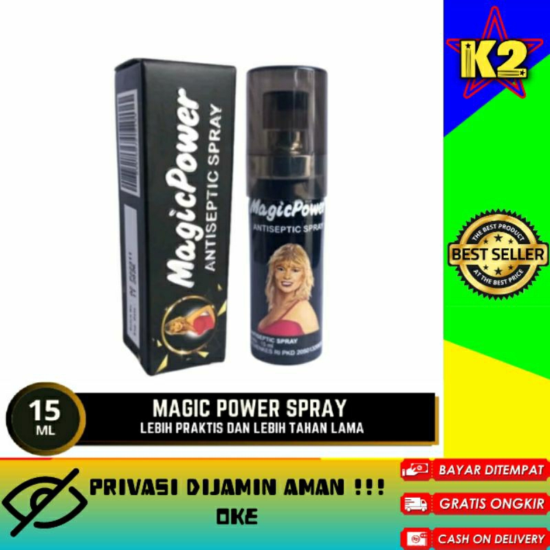 Jual Tisu Magic Power Spray Antiseptic 15 ml - Stamina Tahan Lama ...