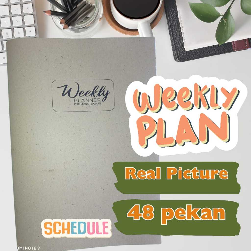 Jual Buku Weekly Planner A5 Perencanaan Mingguan / Agenda Schedule Book ...