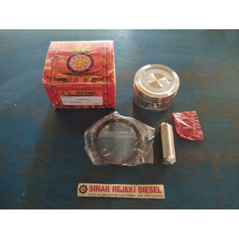 Jual Piston Assy Seker Seher komplit ring GX200 Ukuran Standar std | Shopee Indonesia