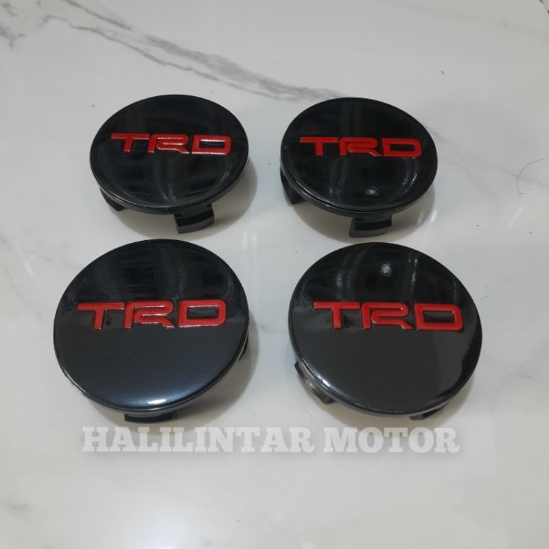 Jual Dop Roda tutup velg TRD INNOVA RUSH diameter 6,2cm harga satuan ...