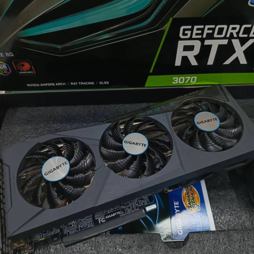 Jual GIGABYTE RTX 3070 8GB GDDR6 // TRIPLE FAN // VGA GAMING // GPU ...