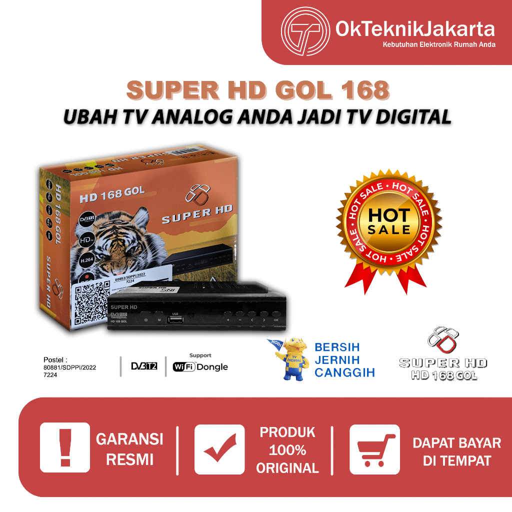 Jual [BISA COD] Set Top Box DVB-T2 Super HD 168 By Optus Terbaru ...