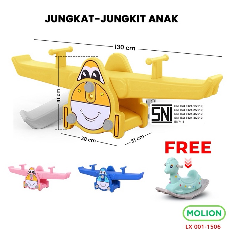 Jual ART N75O MOLION Mainan Jungkat Jungkit Kuda Kudaan Mainan Anak ...