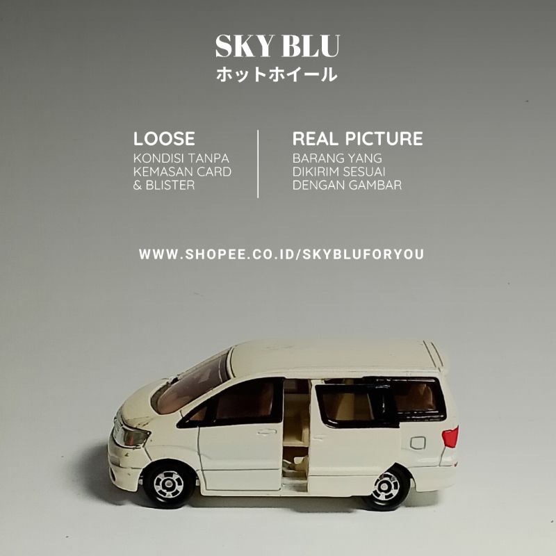 Jual TOMICA TOYOTA ALPHARD WHITE NO.78 TOMY BLUE PRINT EDITION RARE ITEM | Shopee Indonesia