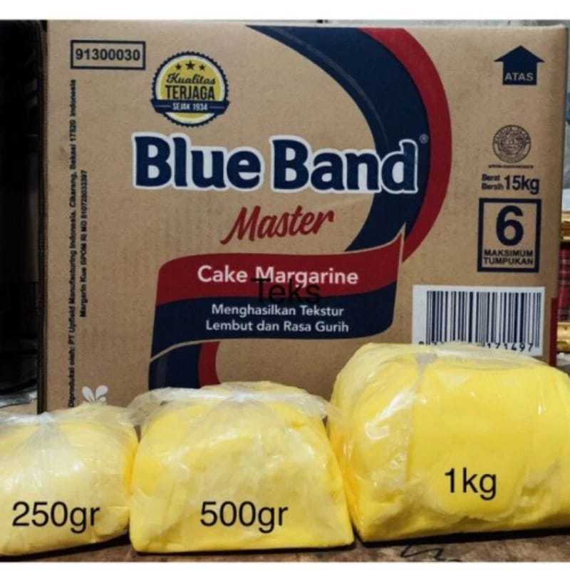 Jual Blue Band Master Cake Margarine (REPACK) 250gr, 500gr, 1 kg ...