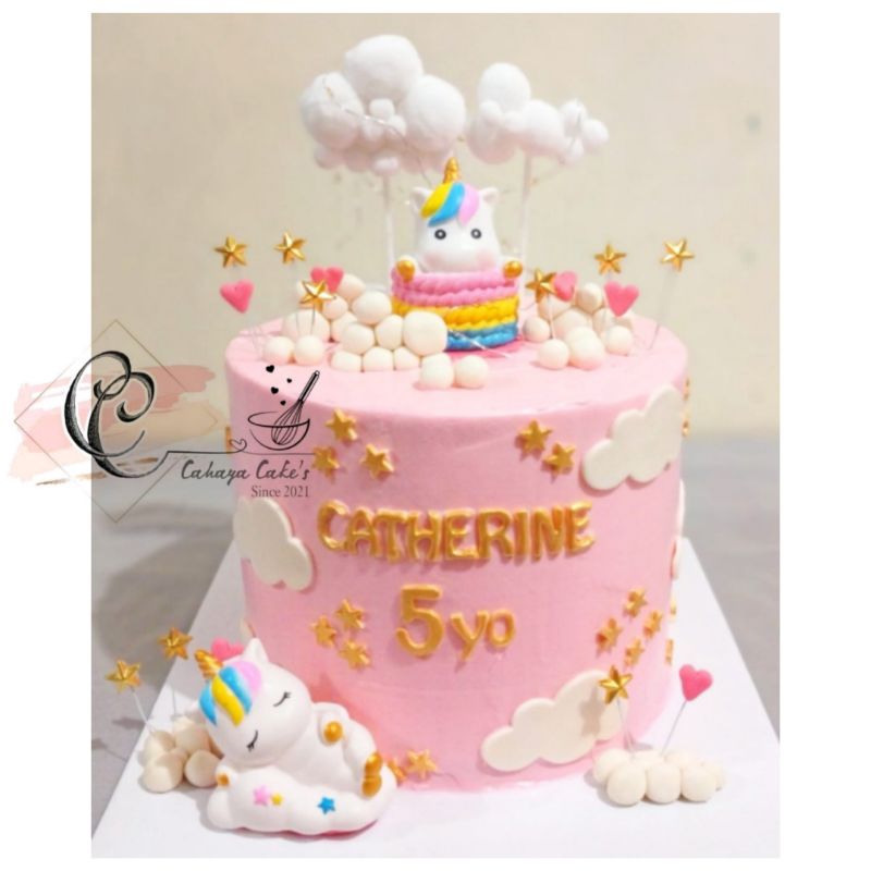 Jual Unicorn Cake / Kue Ulang Tahun Unicorn / Kue Ultah Unicorn Custom ...