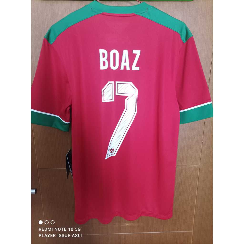 Jual Jersey TimNas Indonesia Home 2018 Dri fit BOAZ (7) | Shopee Indonesia