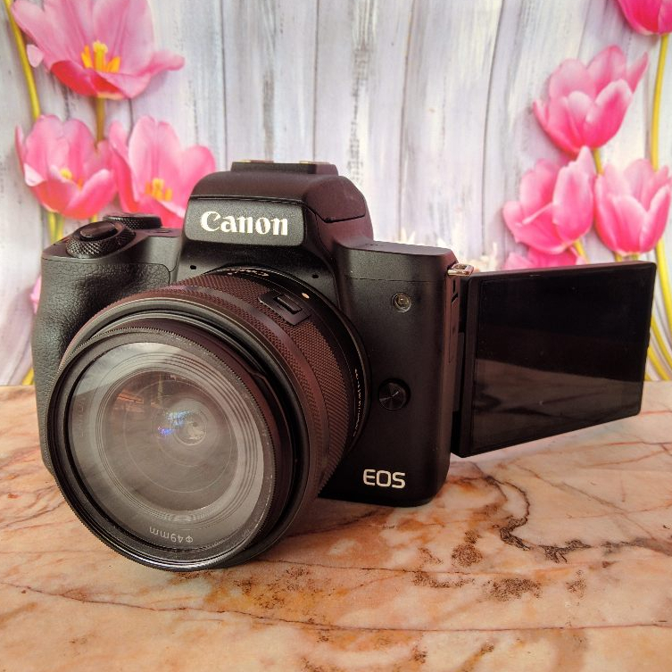 Jual Kamera Mirrorless Canon EOS M50 Mark II Garansi ON Fullset ex ...
