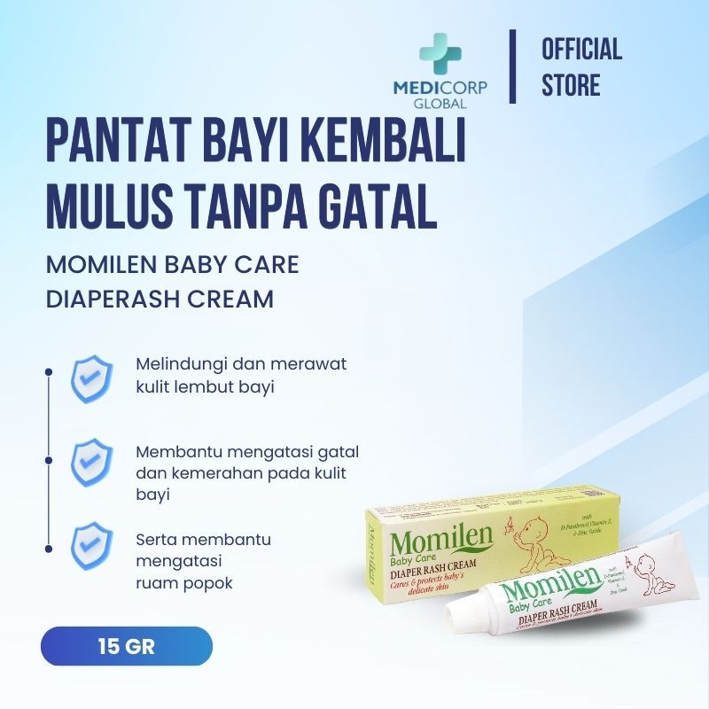 Jual [MEDICORP] Momilen diaper rash krim ruam popok iritasi pampers ...