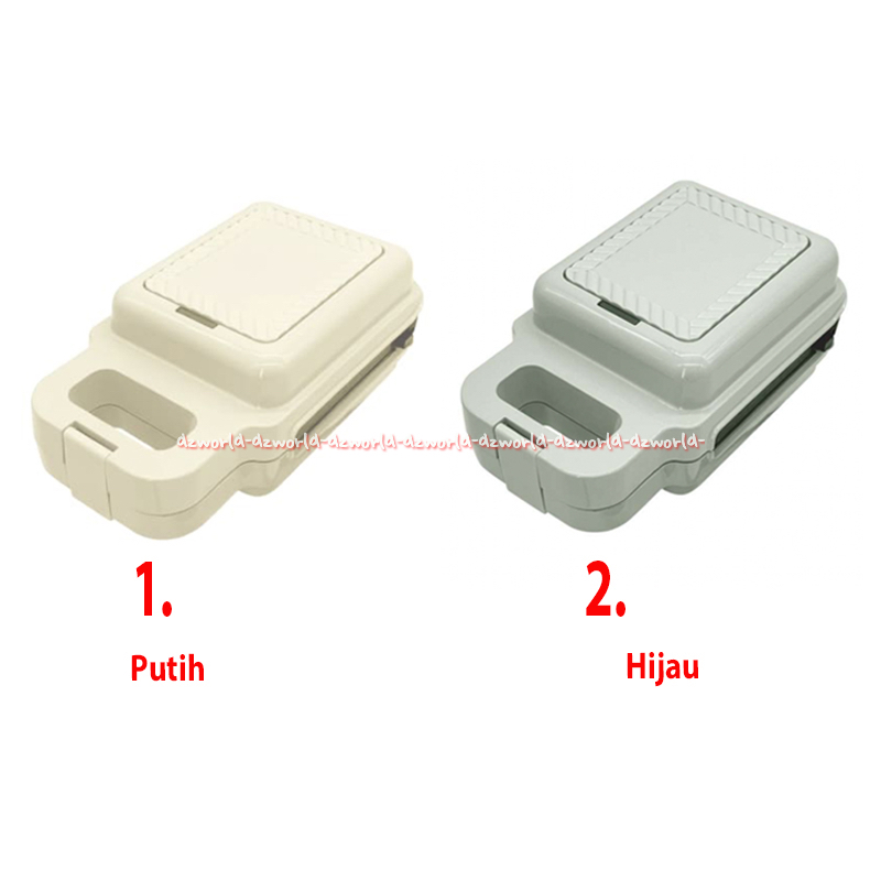 Jual Memoo 2in1 Toaster Sandwich & Waffle Maker Cetakan Membuat Roti ...