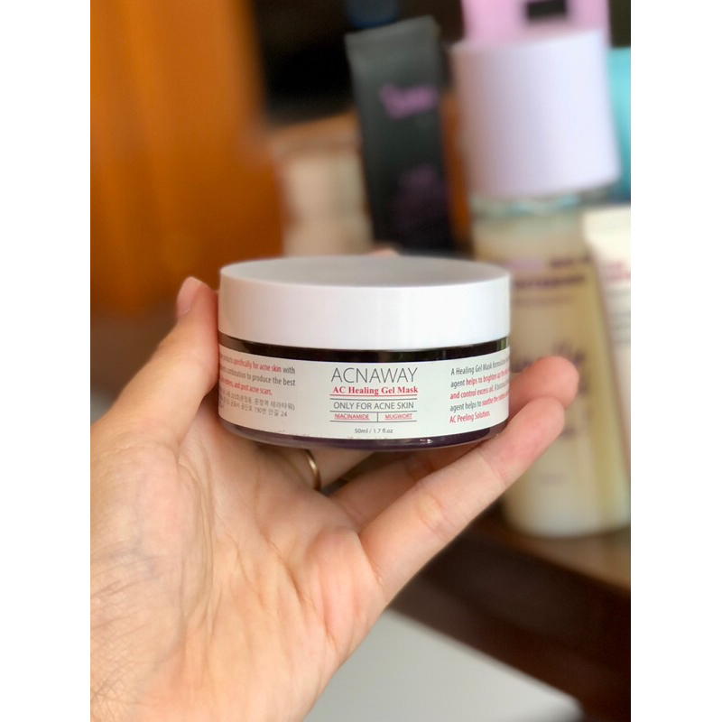 Jual [PRELOVED] ACNAWAY Mugwort Gel Mask ONLY FOR ACNE SKIN | Shopee ...
