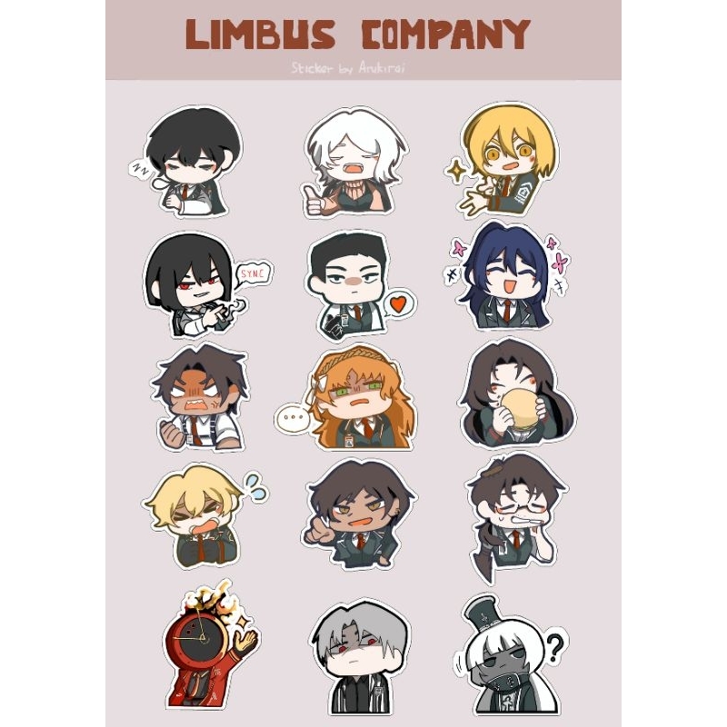 Jual Limbus Company Sticker | Shopee Indonesia