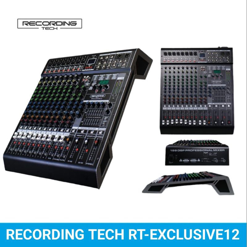 Jual Recording Rech RT Exclusive 12 Mixer Audio USB Interface RT ...