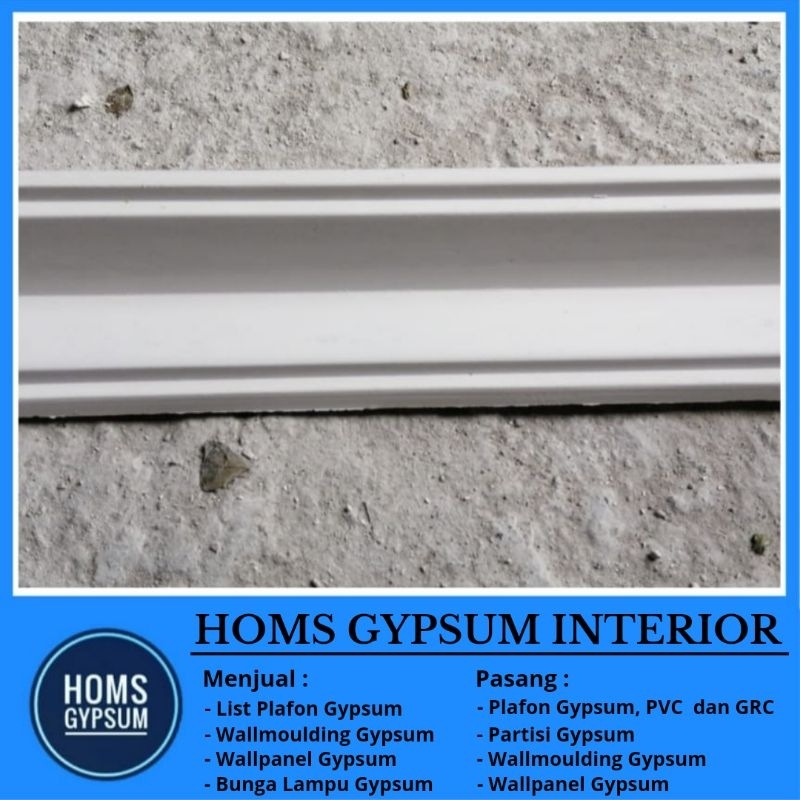 Jual List Gypsum Polos Minimalis Siku 7cm | Shopee Indonesia