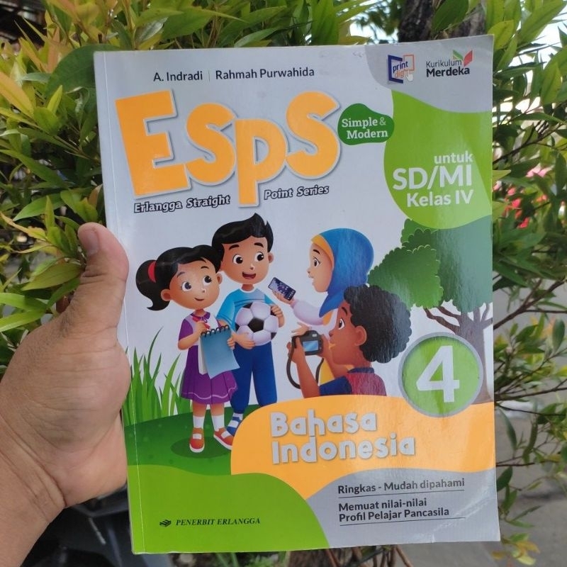 Jual BUKU KURIKULUM MERDEKA ESPS BAHASA INDONESIA UNTUK SD/MI KELAS 4 (original) | Shopee Indonesia