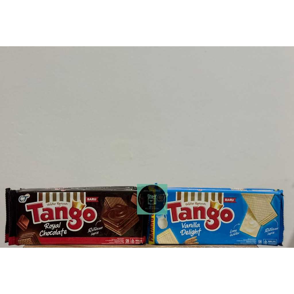 Jual TANGO WAFER CHOCOLATE & VANILLA 110 GR | Shopee Indonesia