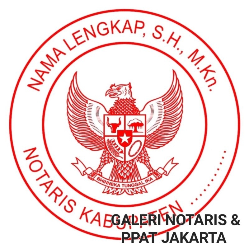 Jual Stiker Segel Notaris Dan PPAT Stiker Notaris Dan PPAT | Shopee ...