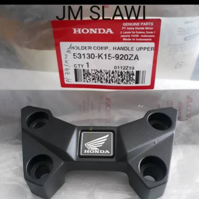 Jual 53130 K15 920ZA Holder comp holder stang handle upper cb 150r led ...
