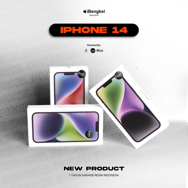 Jual [NEW] iPhone 14 128Gb 256Gb Garansi Resmi Indonesia (iBox/TAM ...