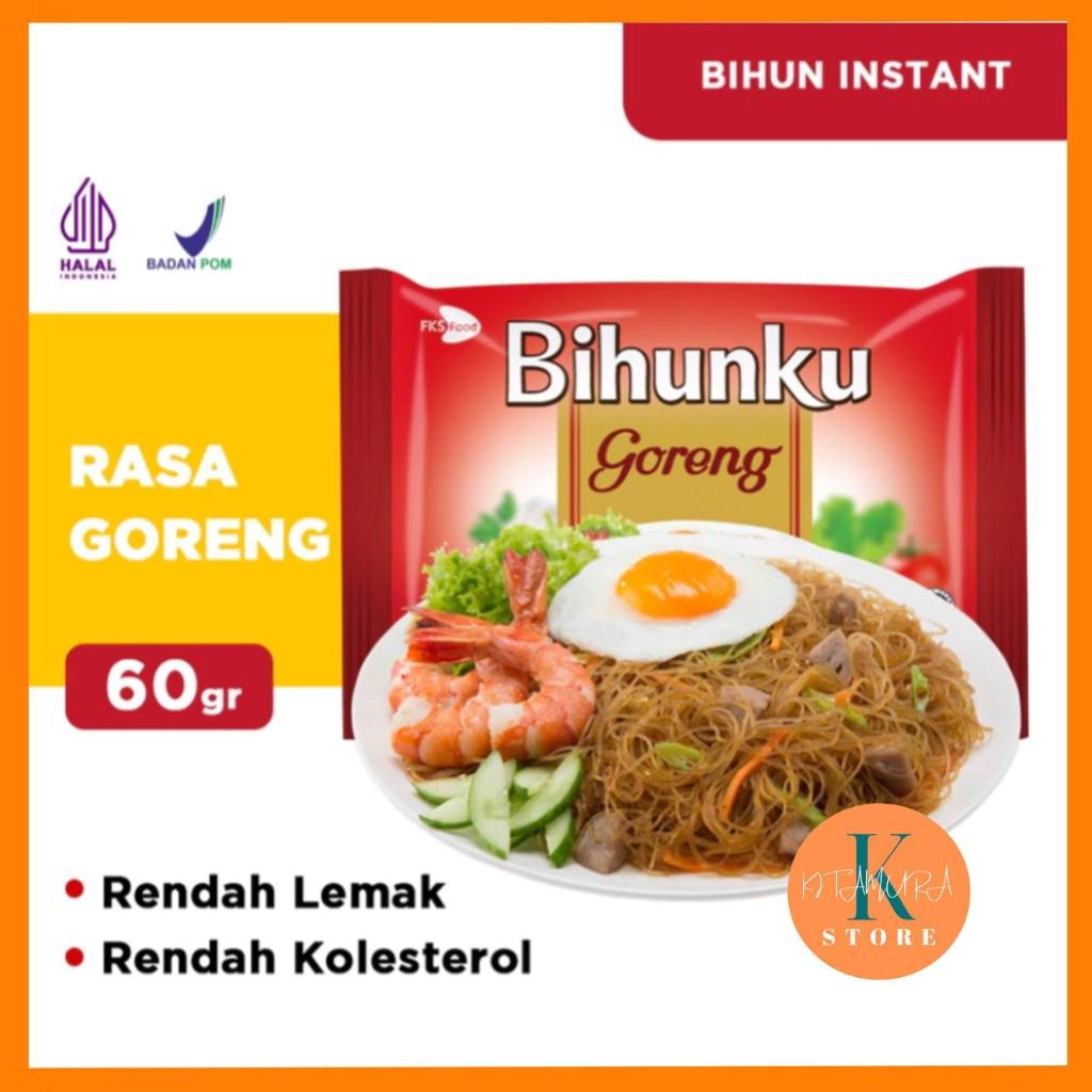 Jual Bihunku Bihun Instan Rasa Goreng 60gram | Shopee Indonesia