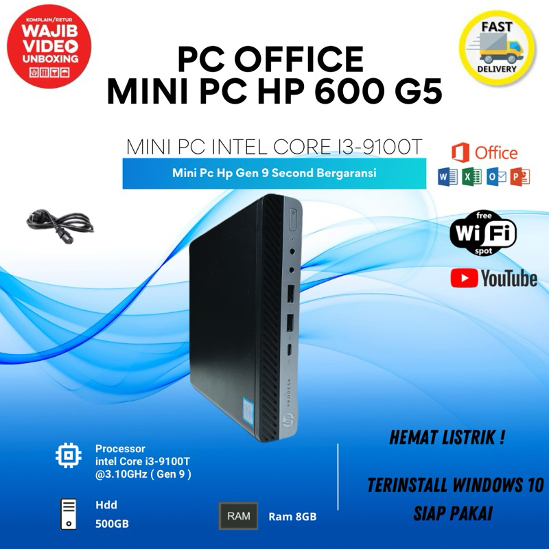 Jual MINI PC MERK HP COCOK UNTUK KANTOR OFFICE SECOND BERGARANSI ...