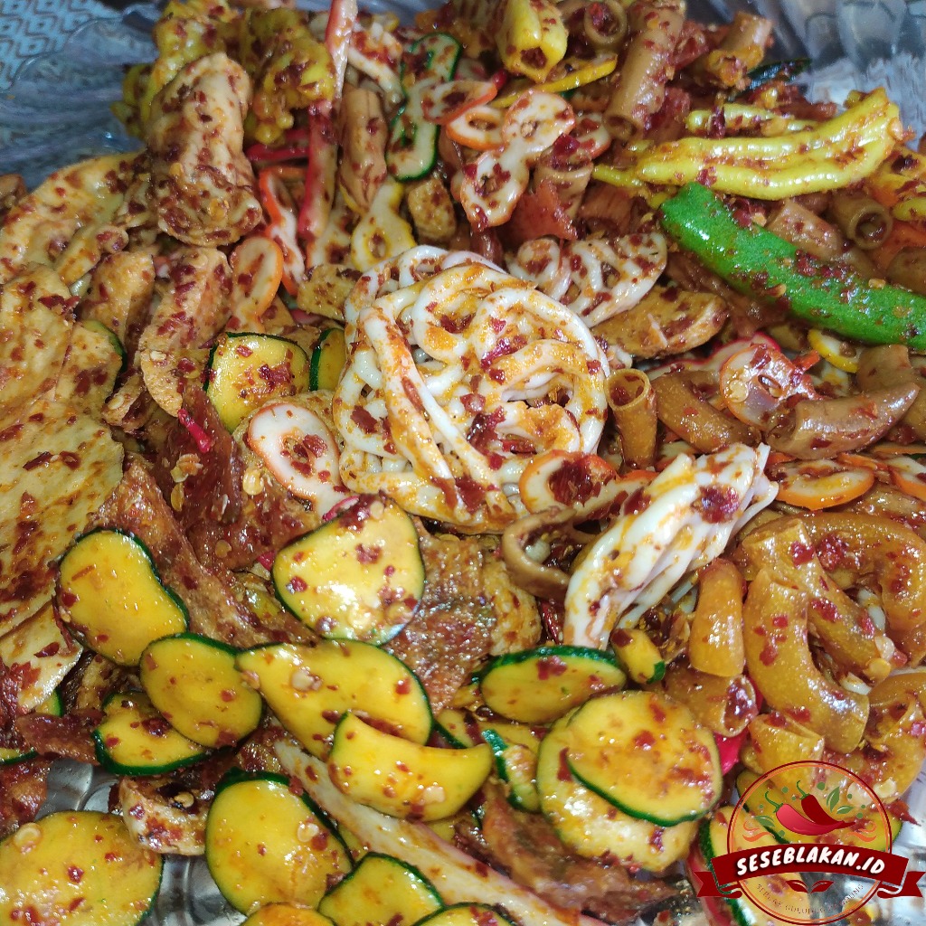 Jual Seblak campur extra pedas daun jeruk isi 500 gr | Shopee Indonesia