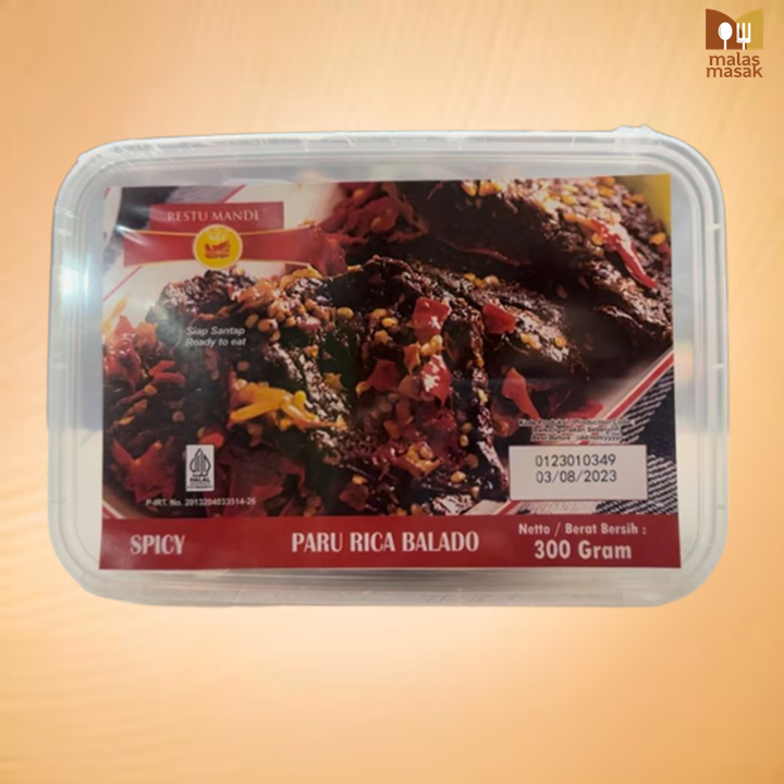 Jual Rendang Paru, Paru Balado, Paru Kering, Paru Rica Bukan Frozen ...