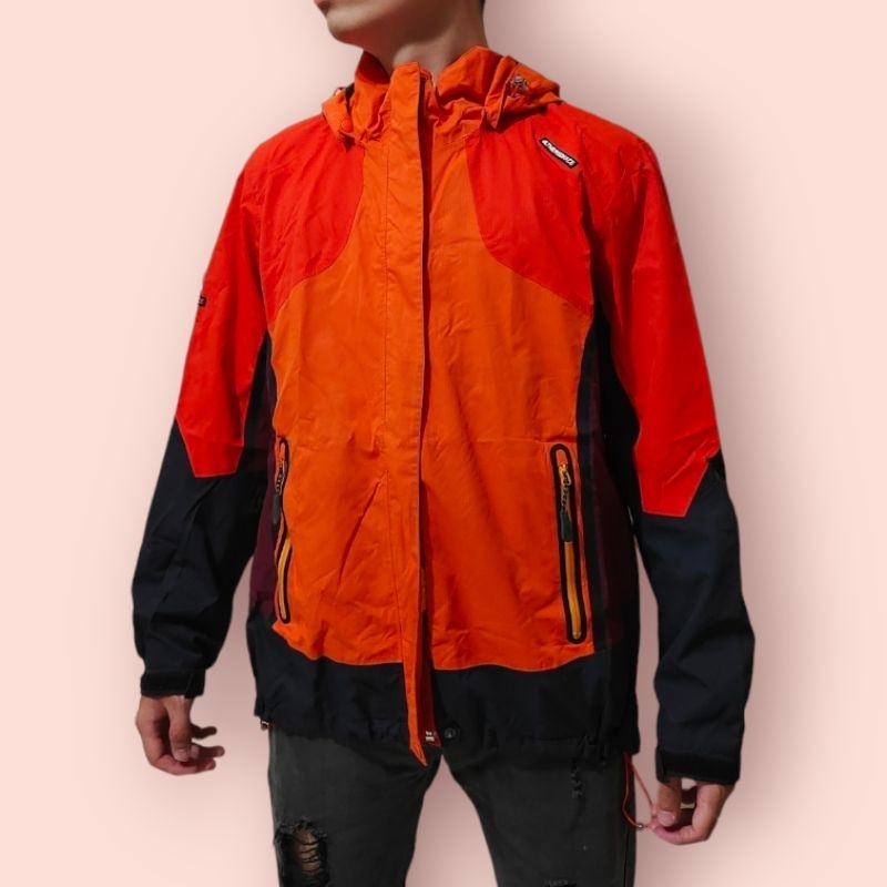 Jual Jaket Gunung Outdoor Double Zipper The Red Face Original Orange ...