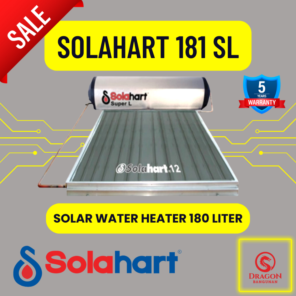 Jual Pemanas Air Solahart 181 SL - Solar Water Heater Solahart 180 ...