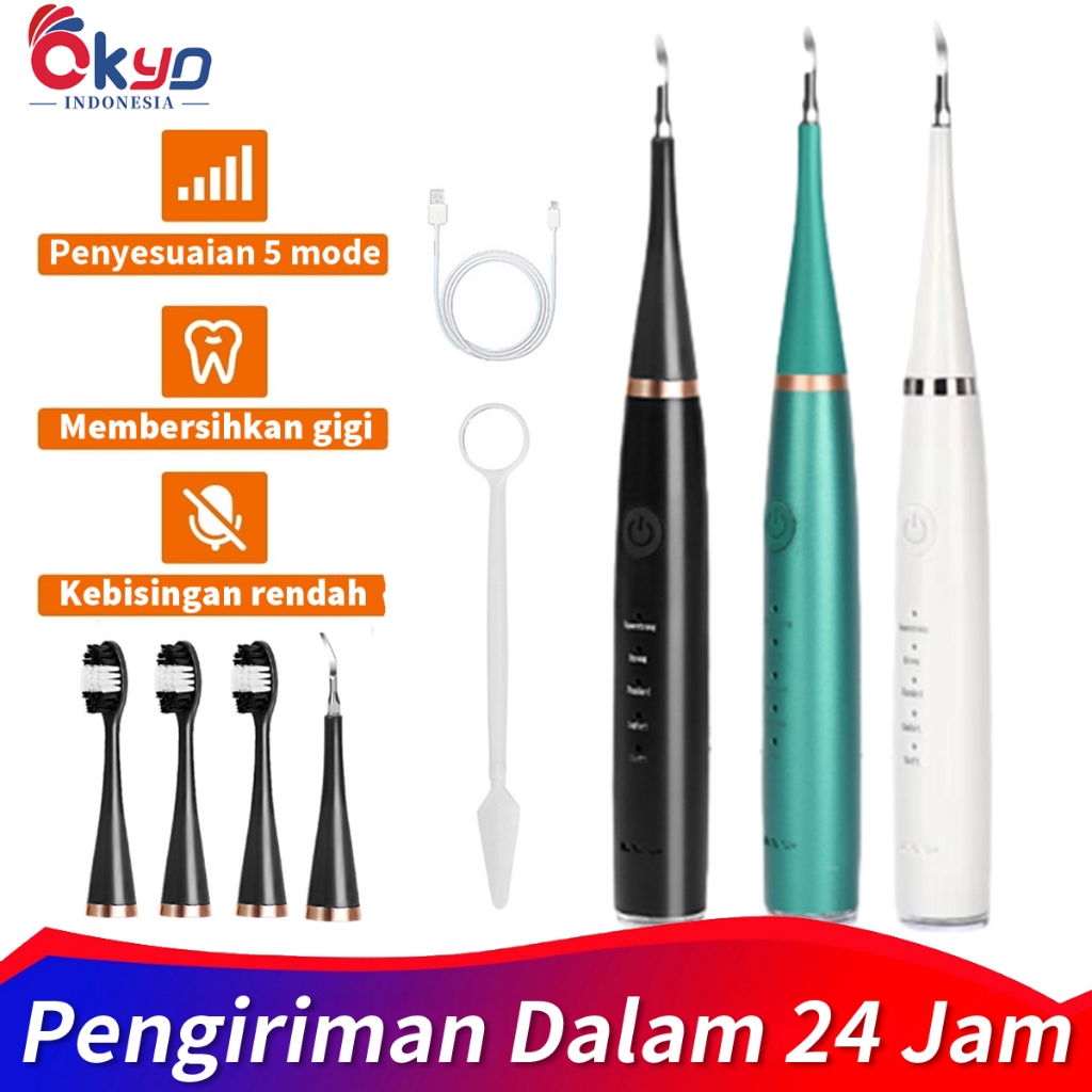 Jual Smart Ultrasonic Scaling Alat Pembersih Karang Plak Sikat Gigi ...