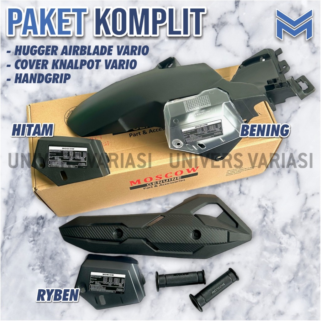 Jual TUTUP COVER KNALPOT KARBON + HUGGER TANK SPAKBOR KOLONG MODEL ...