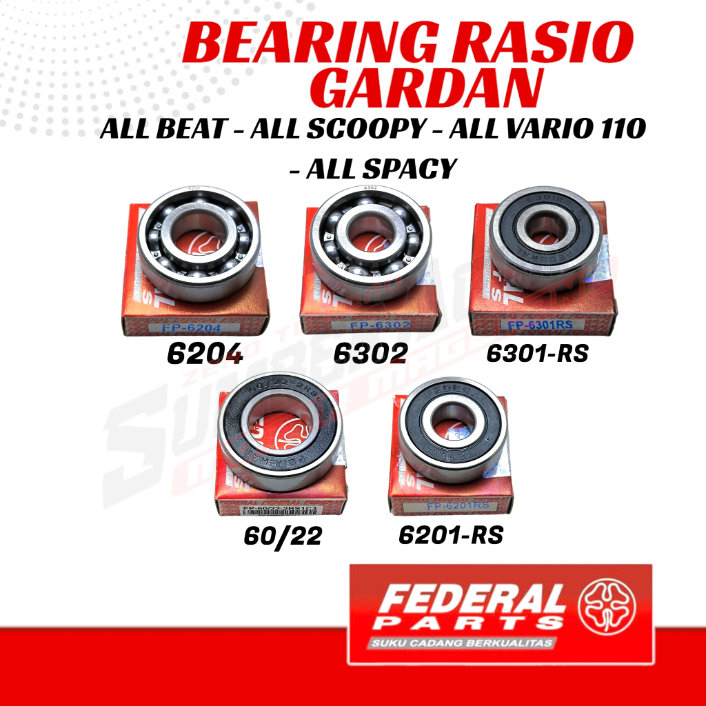 Jual LAHAR GARDAN LAHAR LAHER BEARING GIGI RASIO CVT BEAT KARBU/ FI ...
