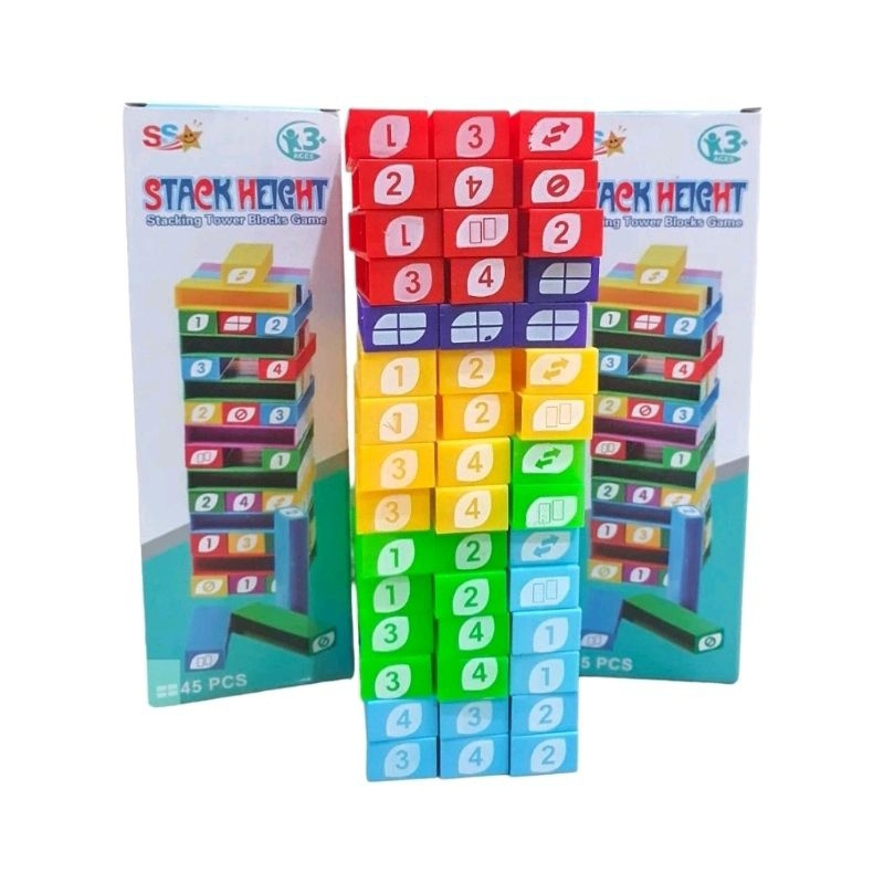Jual stacko balok stack height stacking tower blocks game blok stack ...