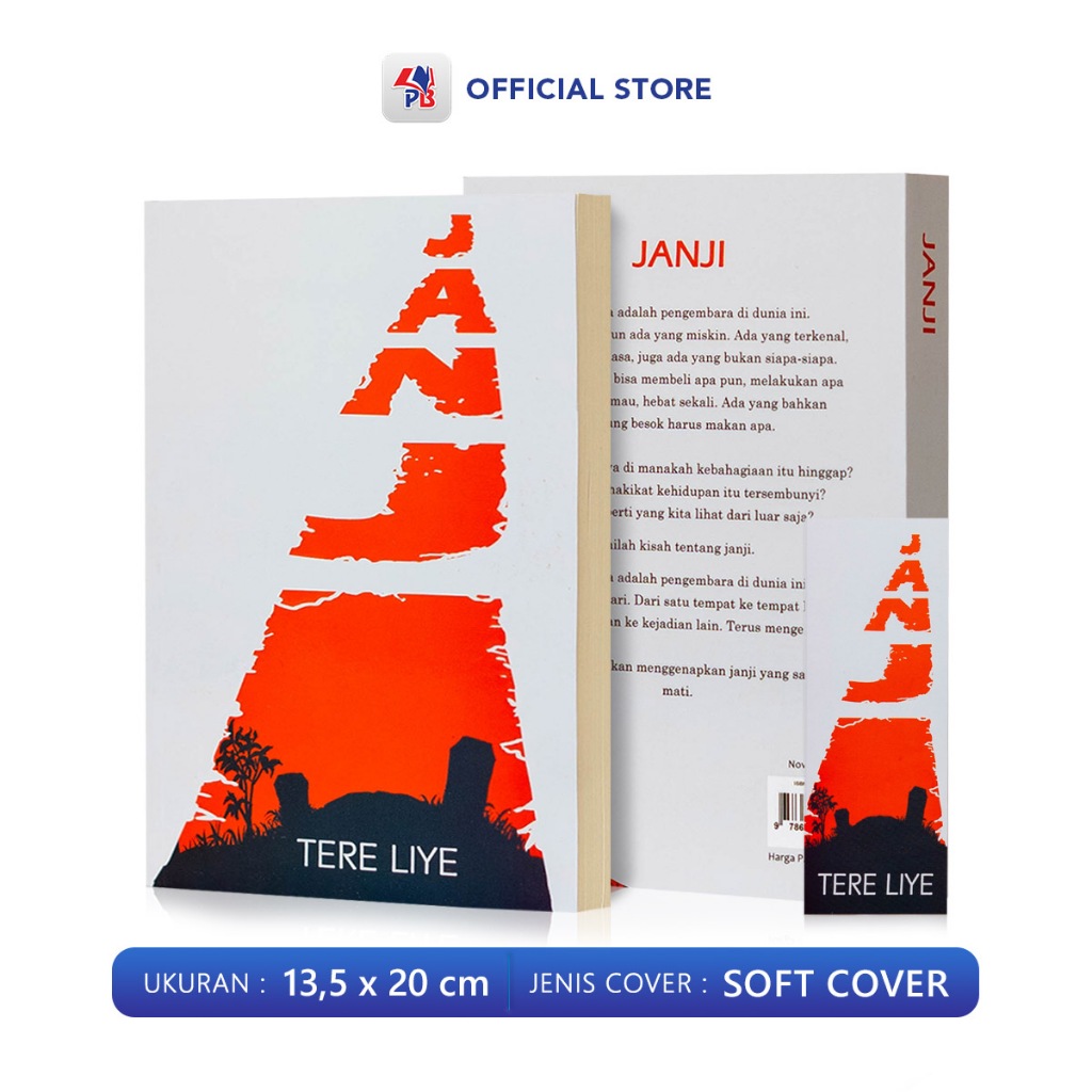 Jual Novel Tere Liye : Janji / Sabak Grip / SABAK GRIP - SG | Shopee ...