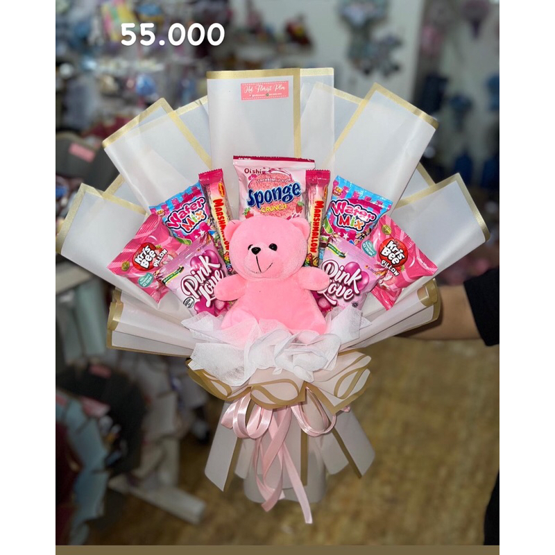 Jual bucket snack palembang | bucket wisuda snack | bucket boneka snack ...