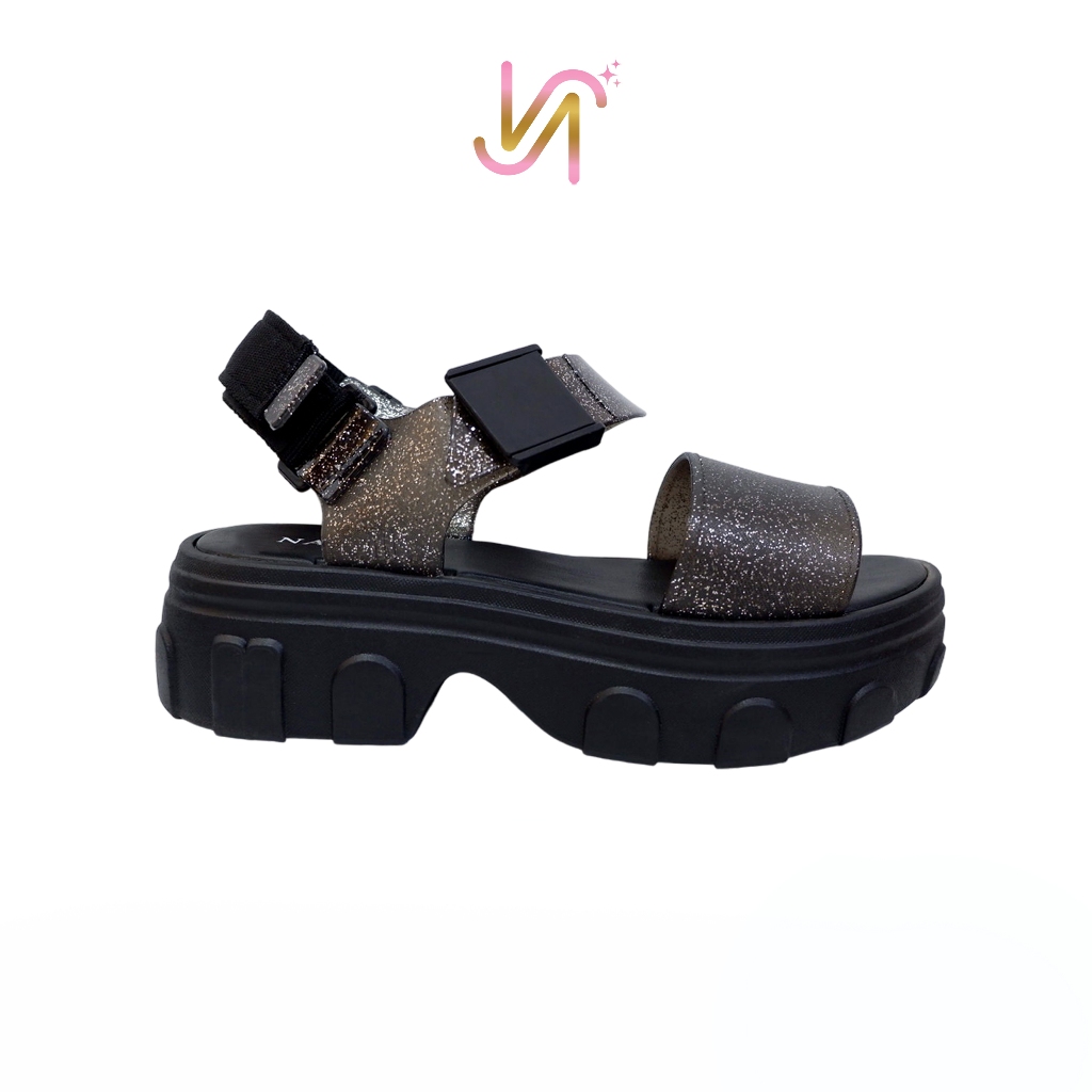 Jual NADILASTUFF Calysta Platform Sandal Wanita | Shopee Indonesia