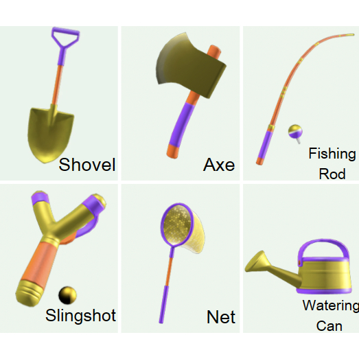 Jual Animal Crossing New Horizon (ACNH) Nintendo switch game Tools Gold ...