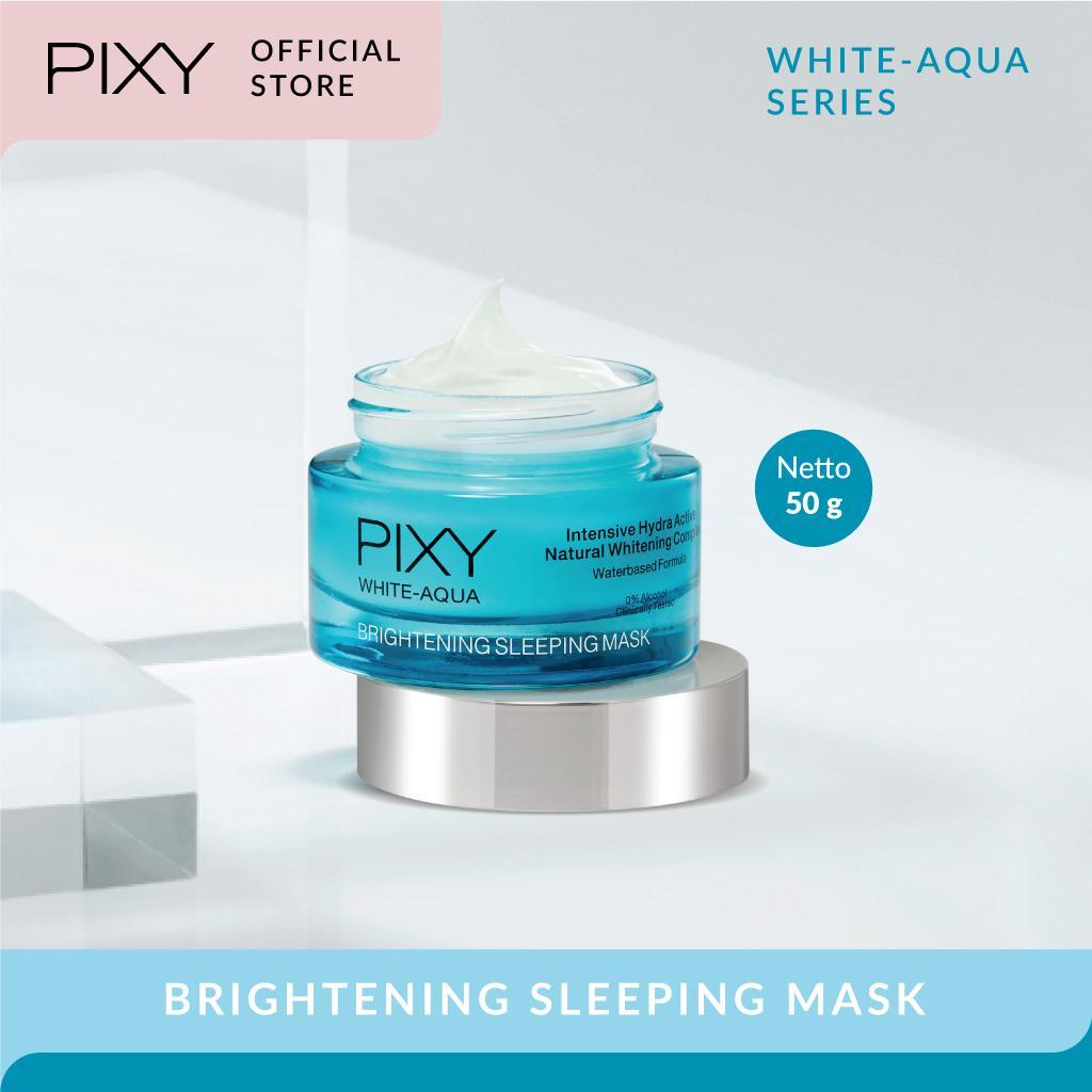 Jual PIXY White Aqua Brightening Sleeping Mask 50g | Shopee Indonesia