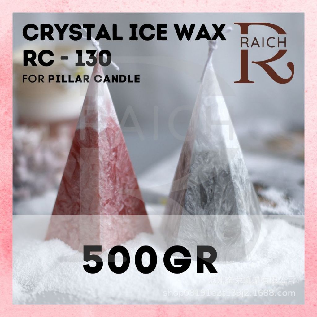 Jual 500GR CRYSTAL ICE WAX RC 130 Snow Flakes Crystal Palm Wax - Bahan ...