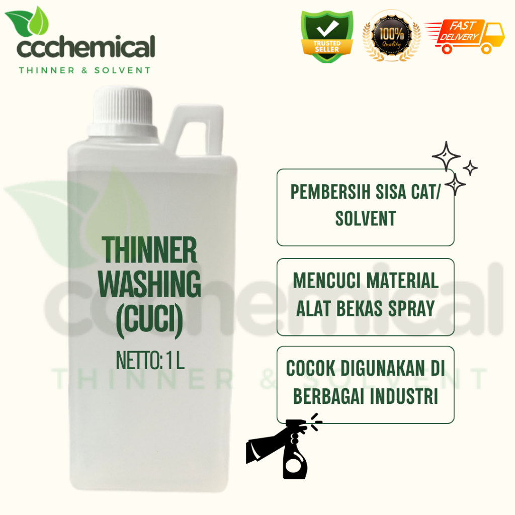 Jual Thinner Washing/ Thinner Cuci 1 Liter | Shopee Indonesia